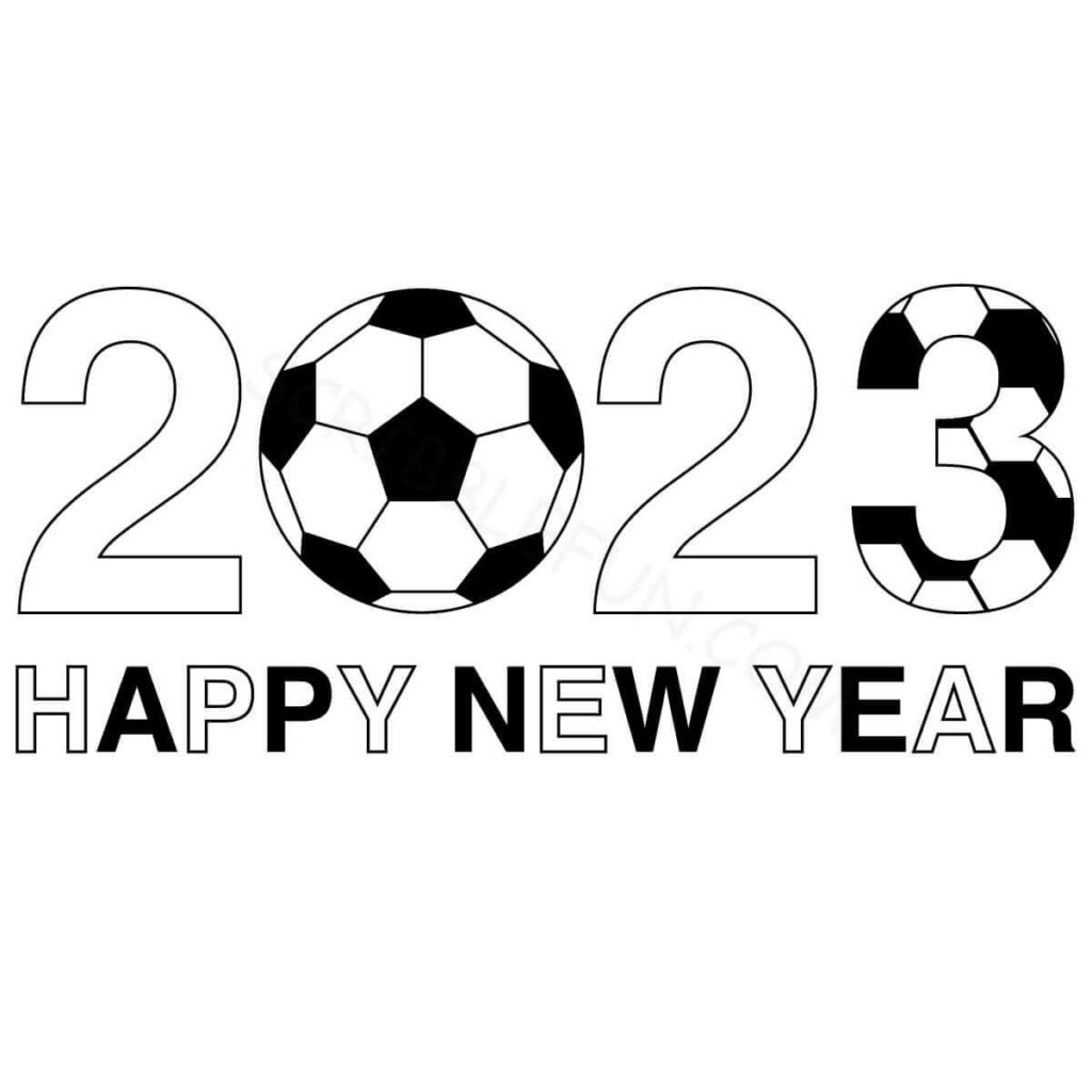 15 Free Printable New Year 2023 Coloring Pages