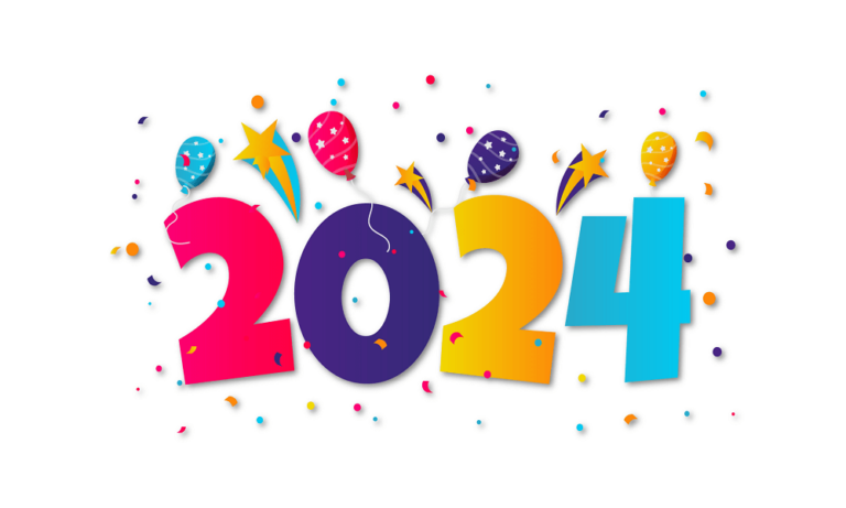 20 Free Printable New Year 2024 Coloring Pages